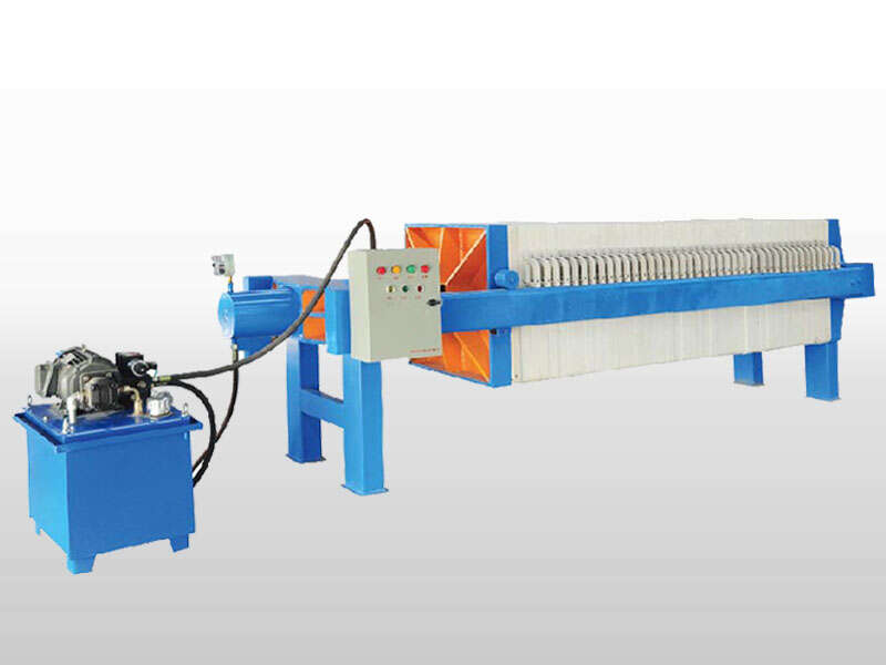 Hydraulic pressure filter press