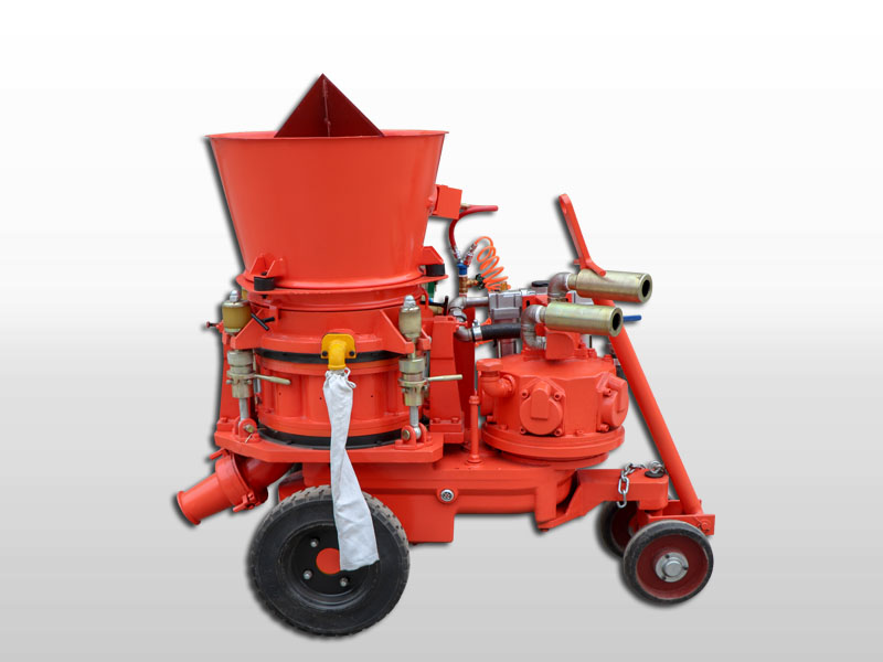 Gunning machine for refractory